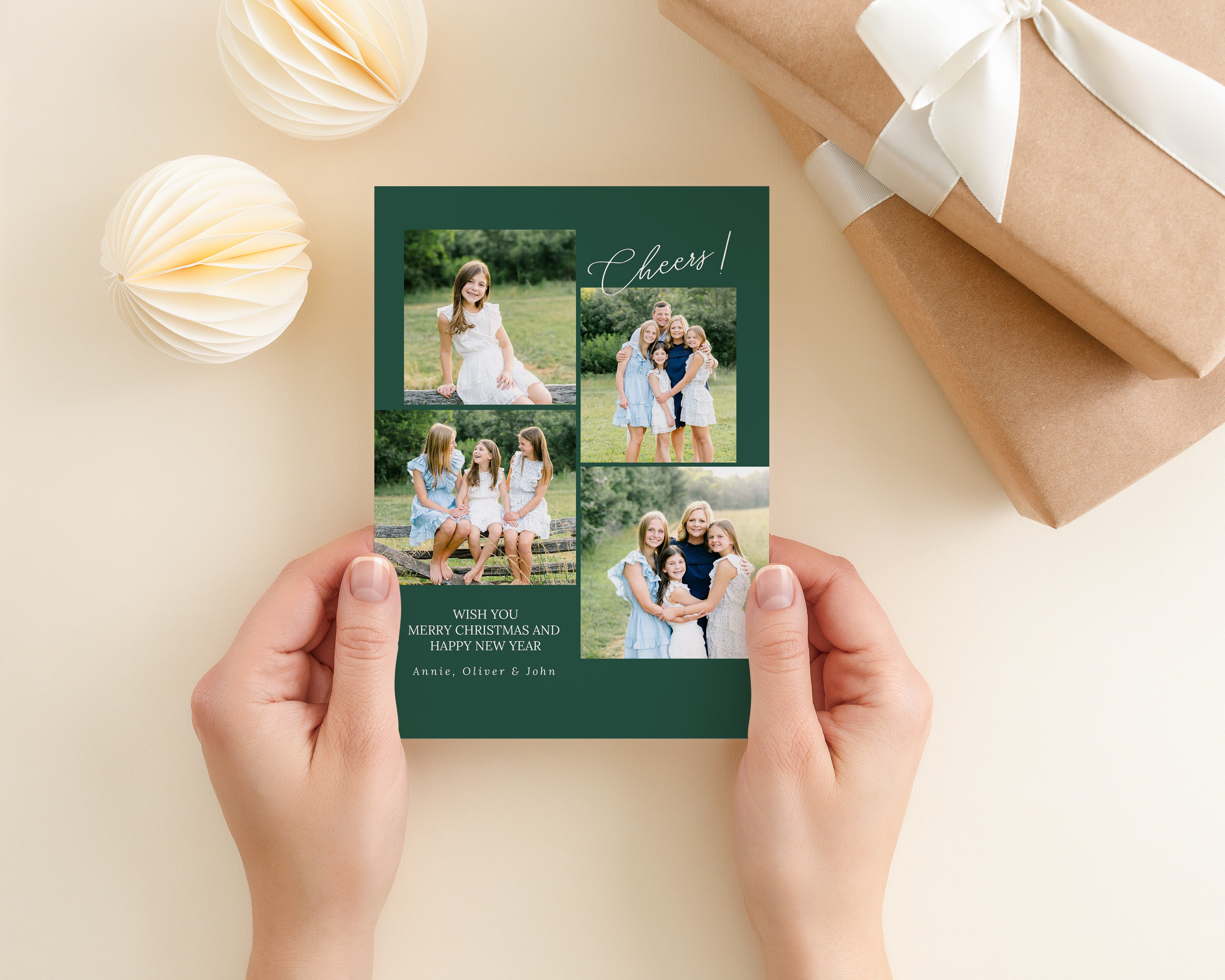 Modern Christmas Card 5x7 - CD489 – Birdesign