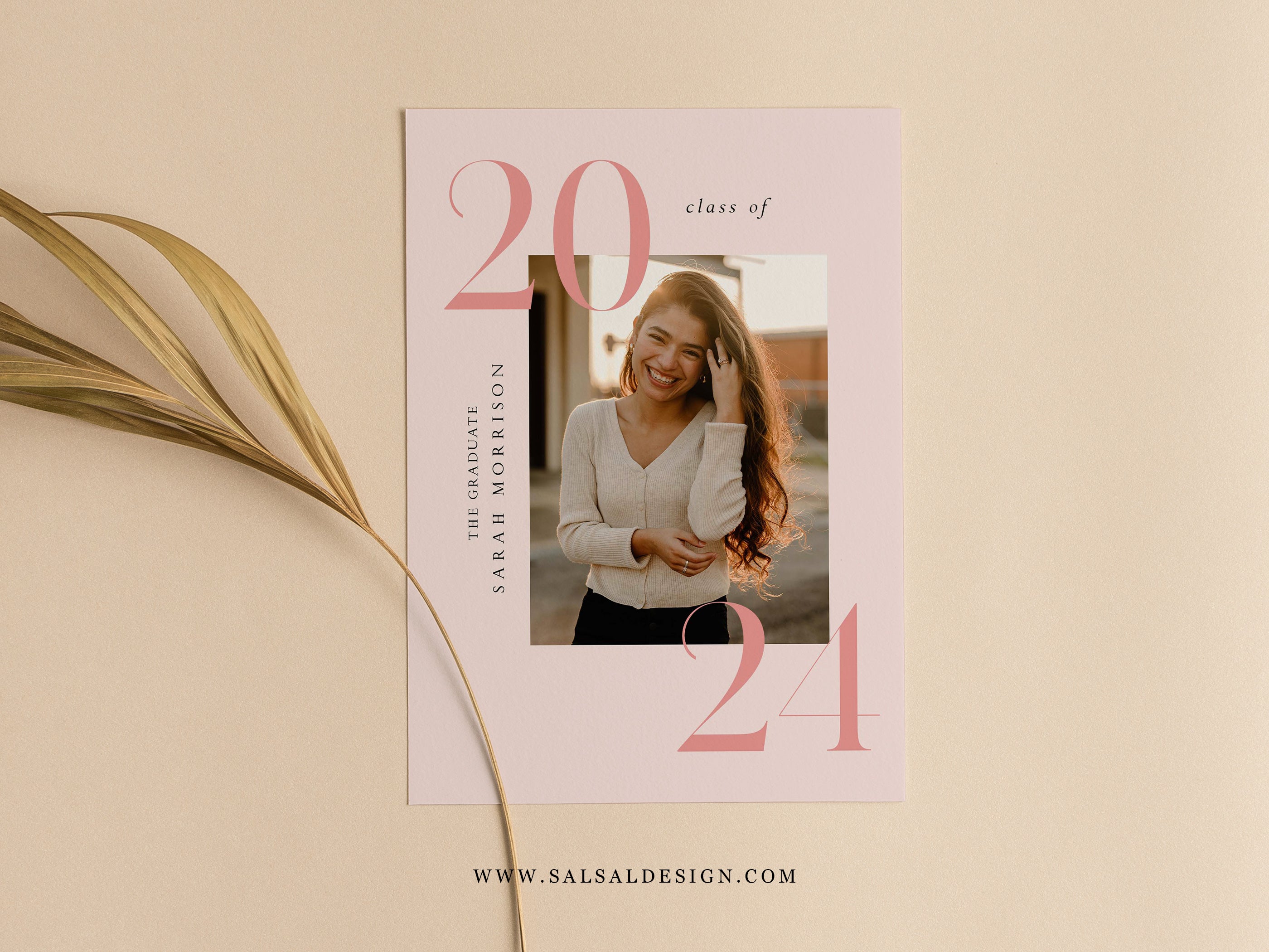 Graduation Announcement (5x7) Card - G431 – Birdesign