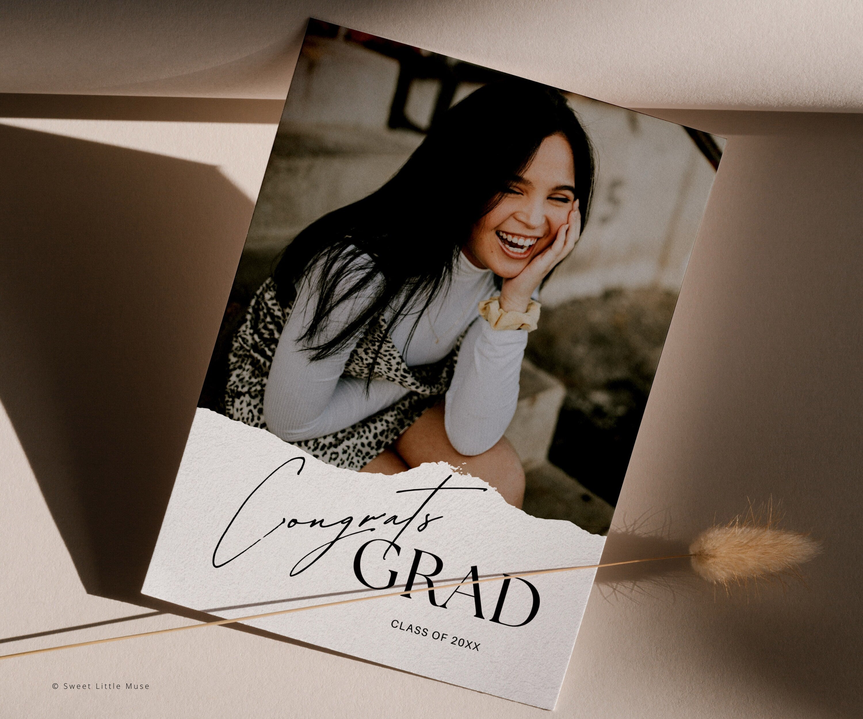 Senior Graduation Card Template - SLM39 – Birdesign
