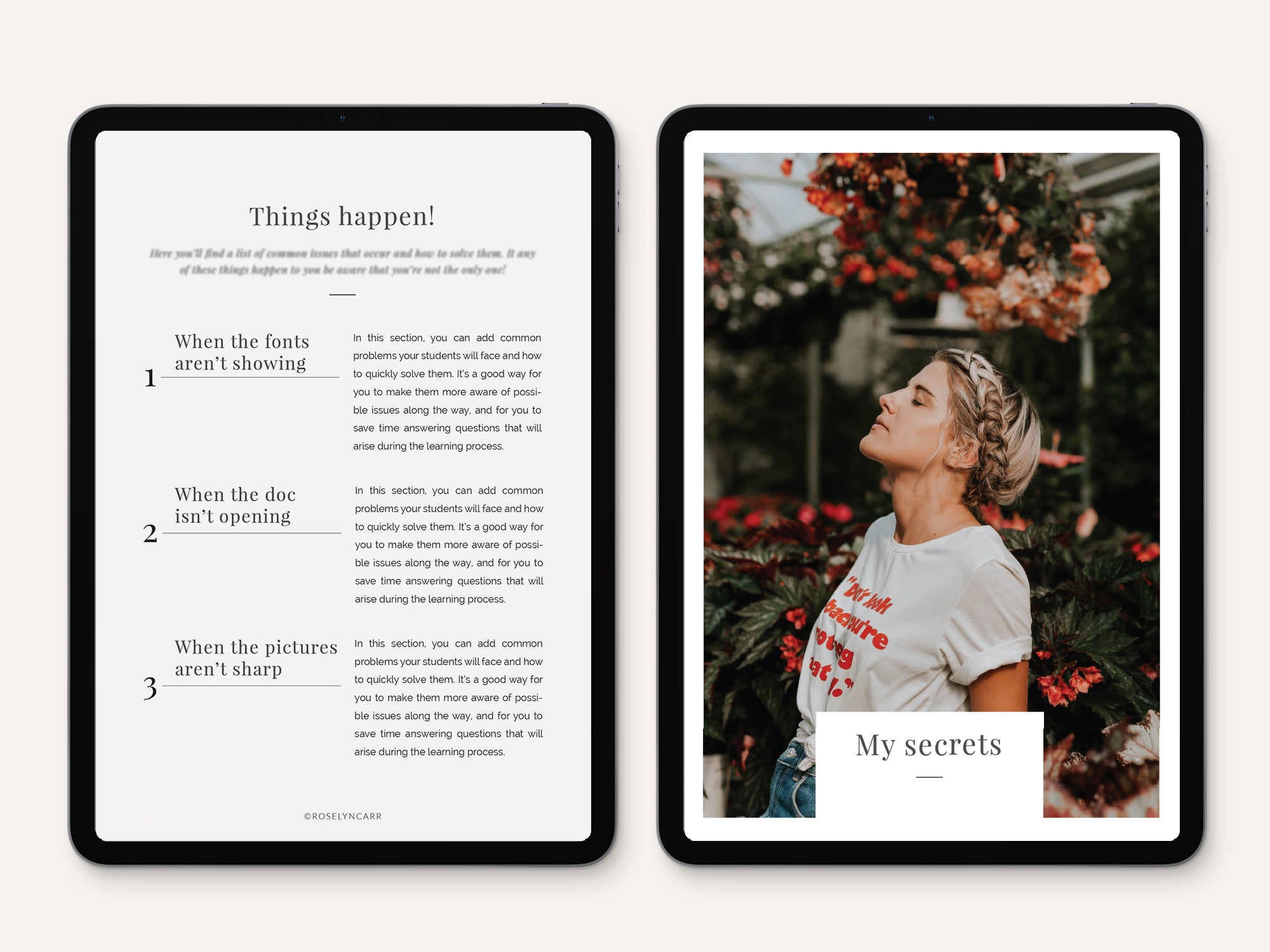 PDF TUTORIAL & HOW TO GUIDE TEMPLATE – Birdesign