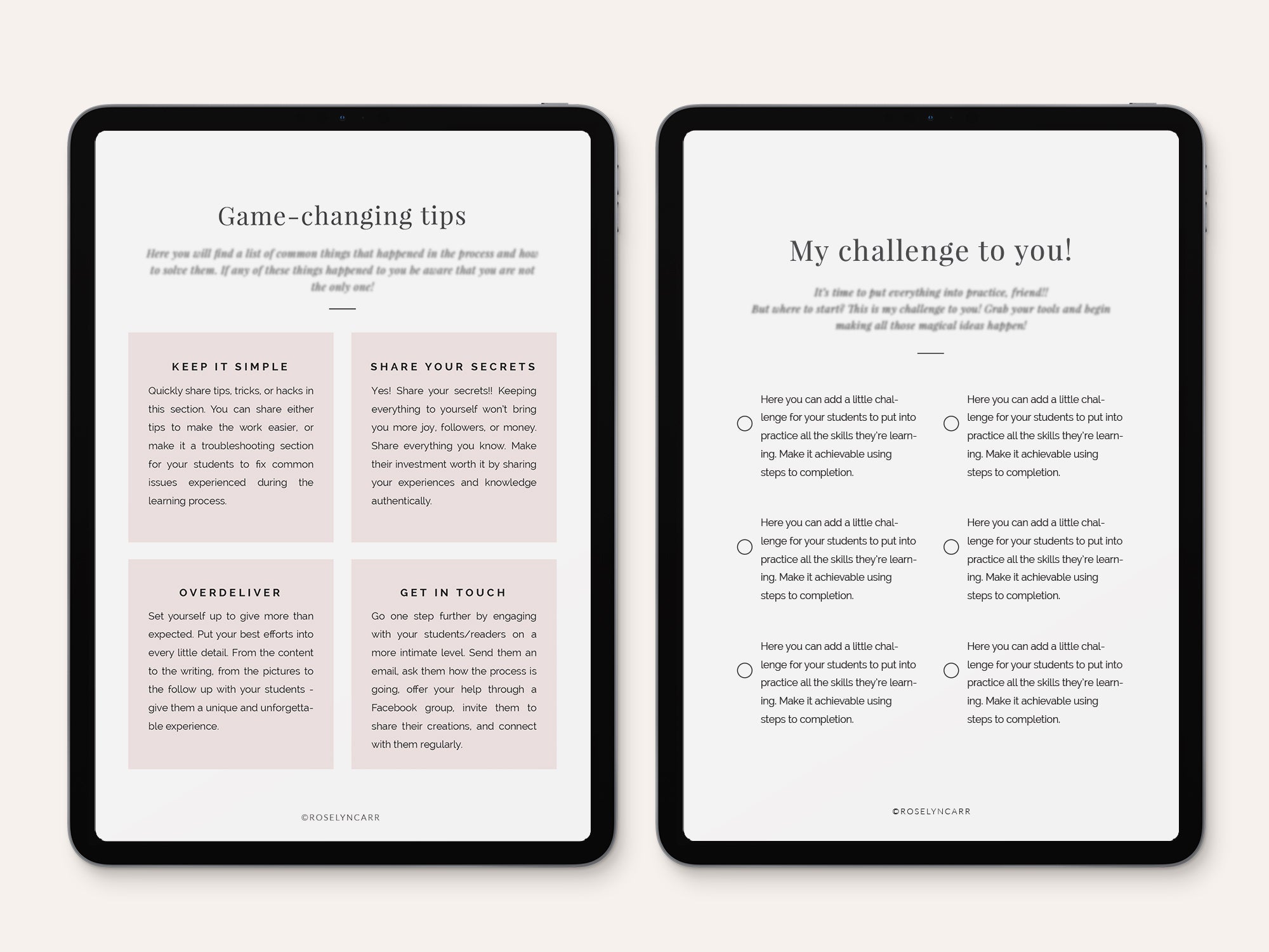 PDF TUTORIAL & HOW TO GUIDE TEMPLATE – Birdesign