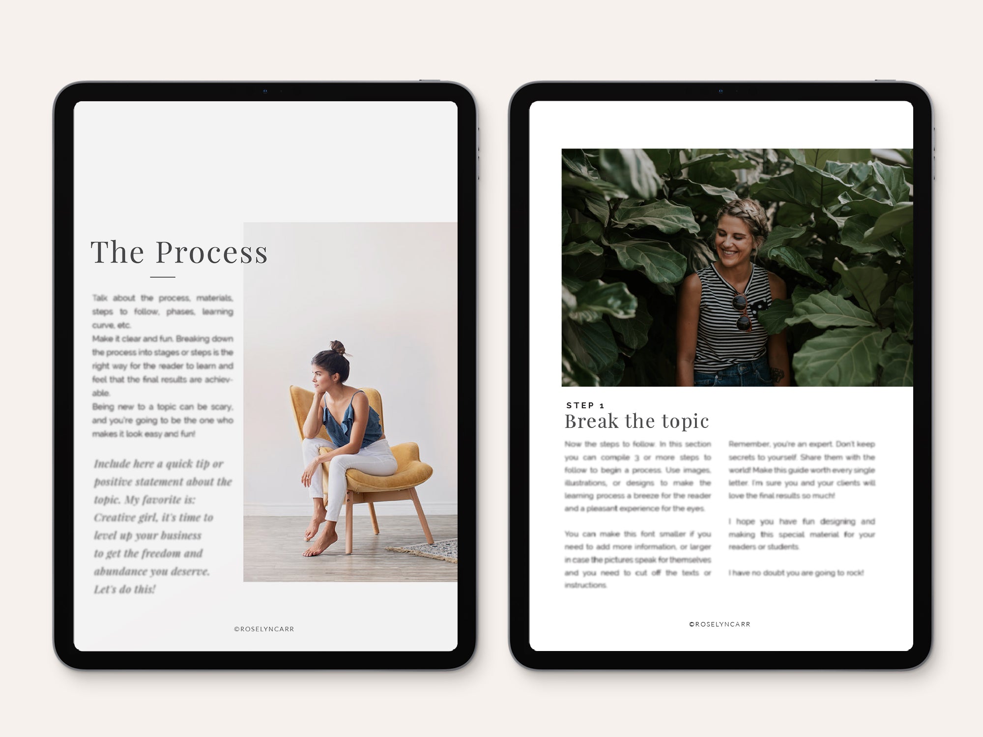 PDF TUTORIAL & HOW TO GUIDE TEMPLATE – Birdesign