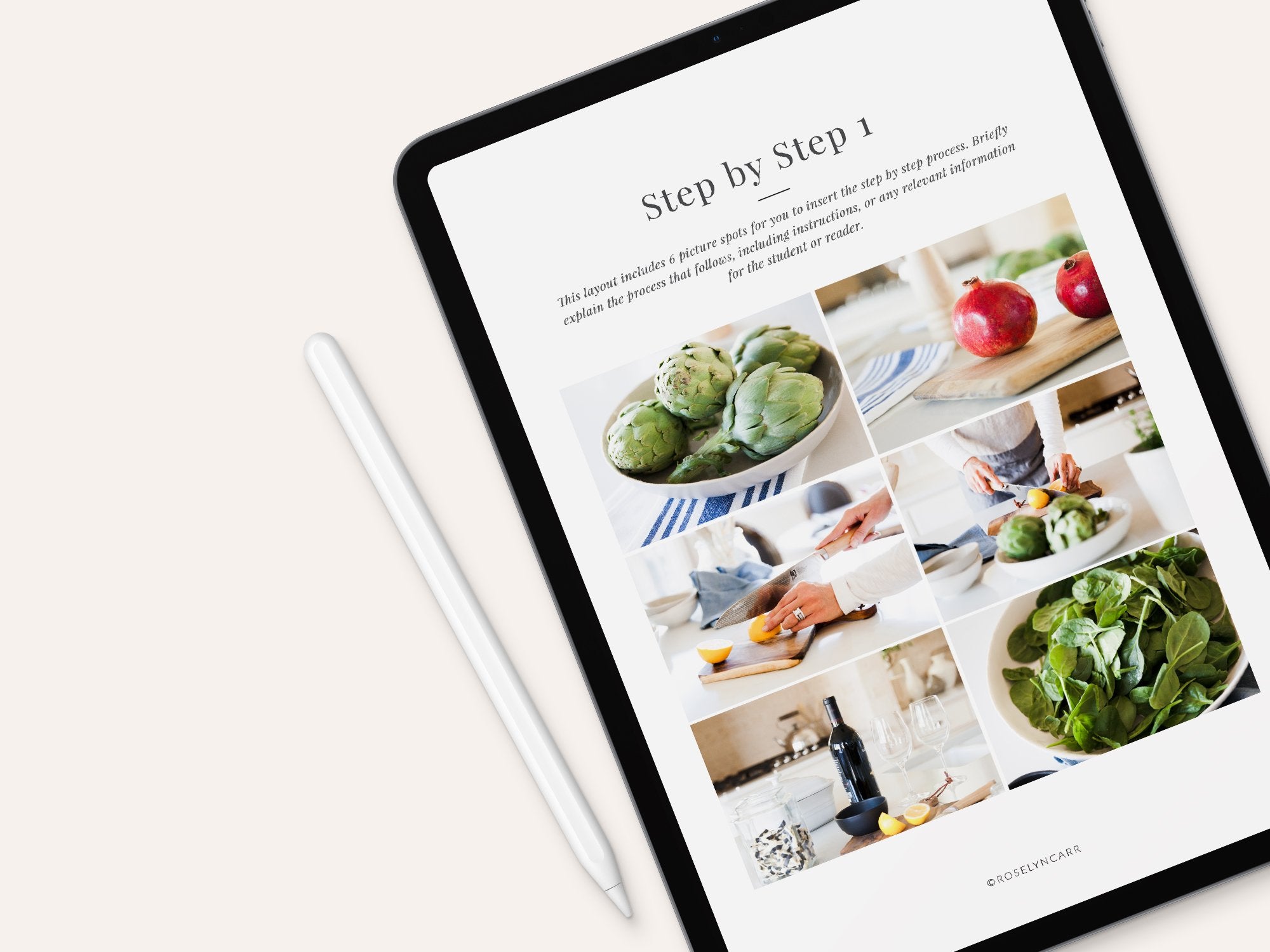 Step by Step Tutorial Template – Birdesign