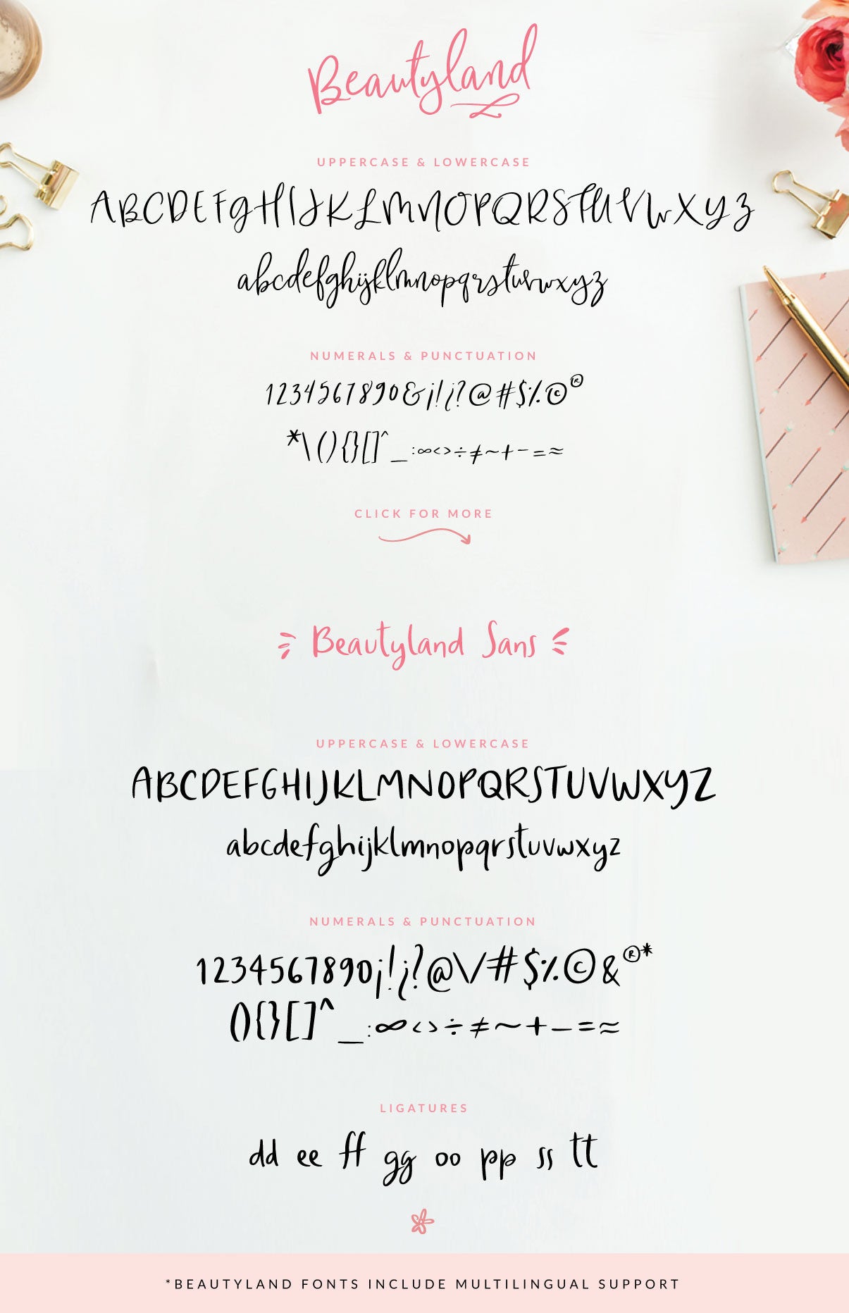 Beautyland Script Font – Birdesign