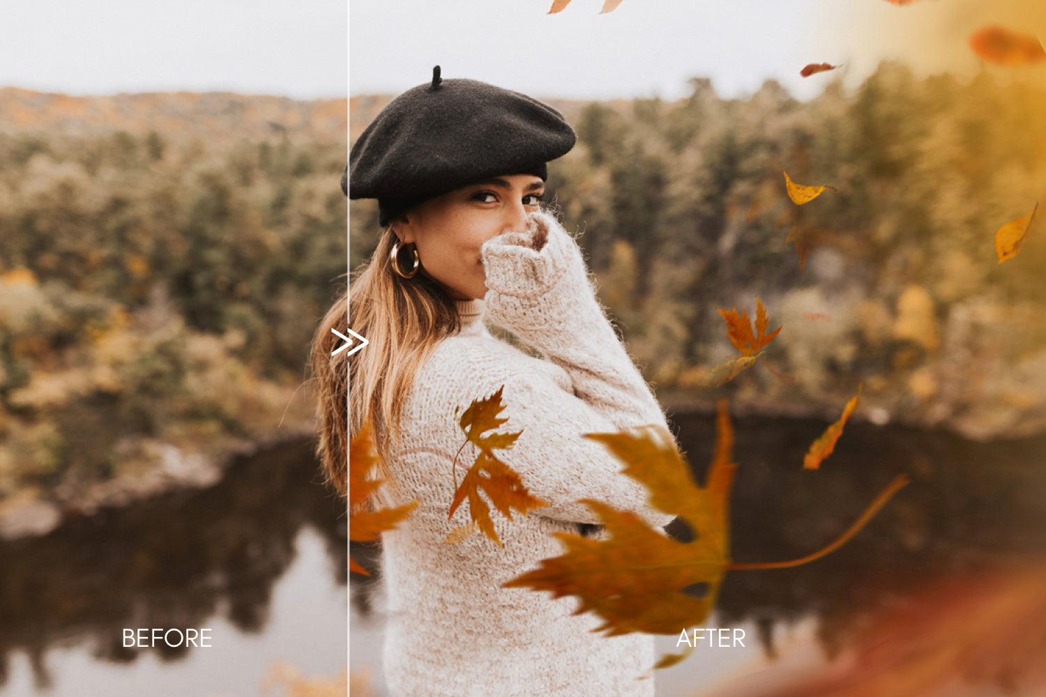 70 Natural Falling Autumn Leaves Photo Overlays – Birdesign