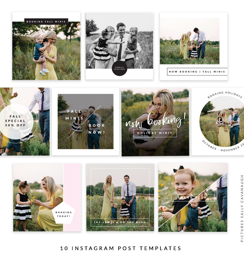 Instagram Square templates | Clean flow II – Birdesign