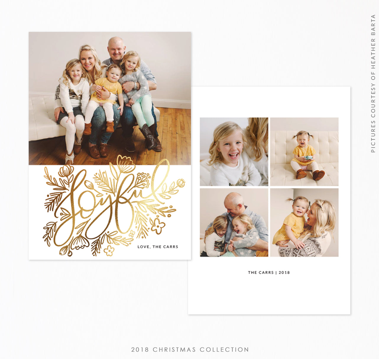 Christmas 5x7 Photo Card | Joyful Season – Birdesign