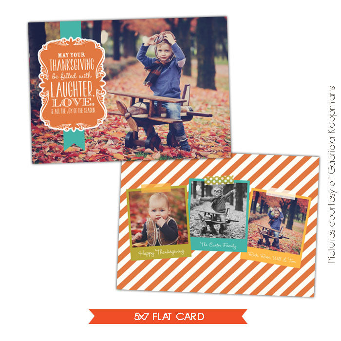 Thanksgiving Card Template | Fall wishes – Birdesign
