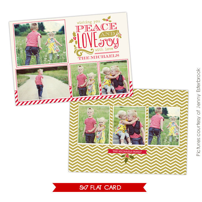 Holiday Photocard Template | Joyful year – Birdesign