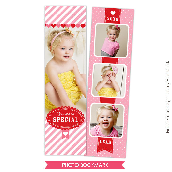 Valentine Bookmark template | Friends Forever – Birdesign