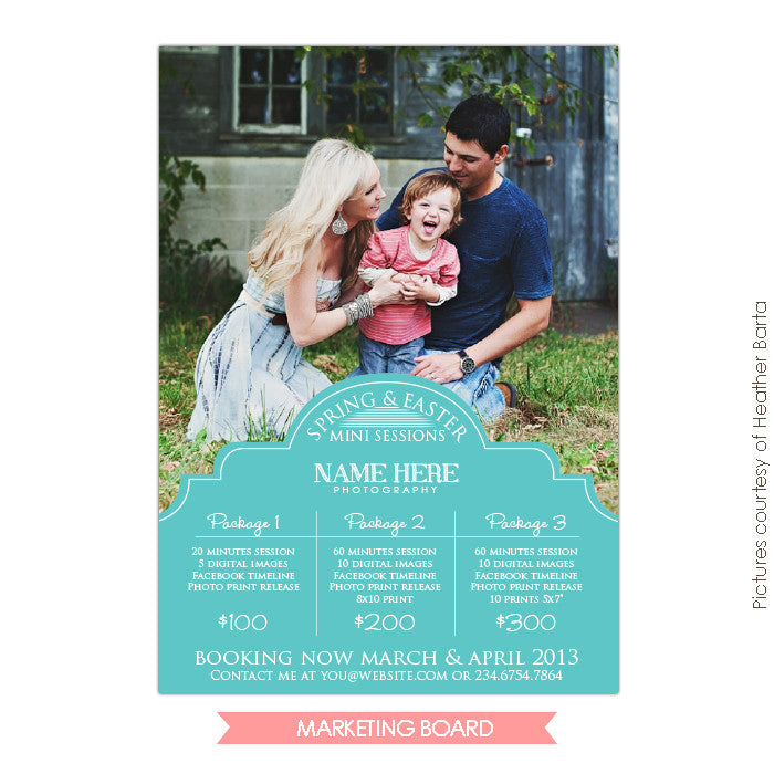 Photography Marketing board | Portrait style – Birdesign