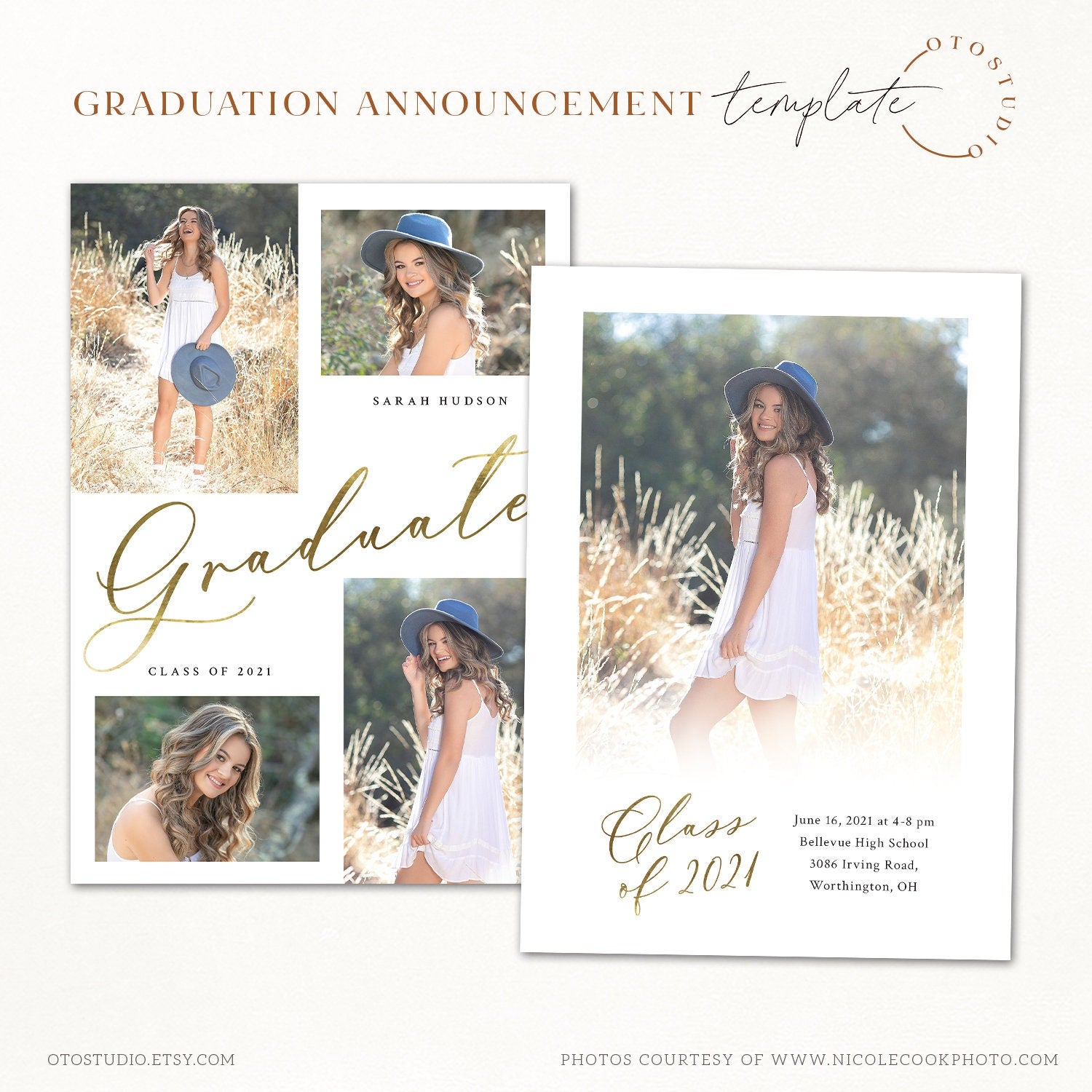 Graduation Announcement Layout Graduation Announcement Tutorial And