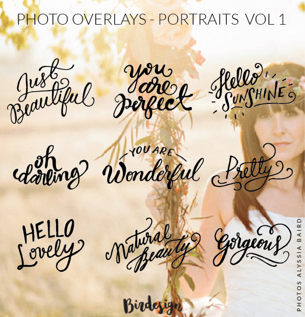 Photo Overlays | Portraits – Birdesign